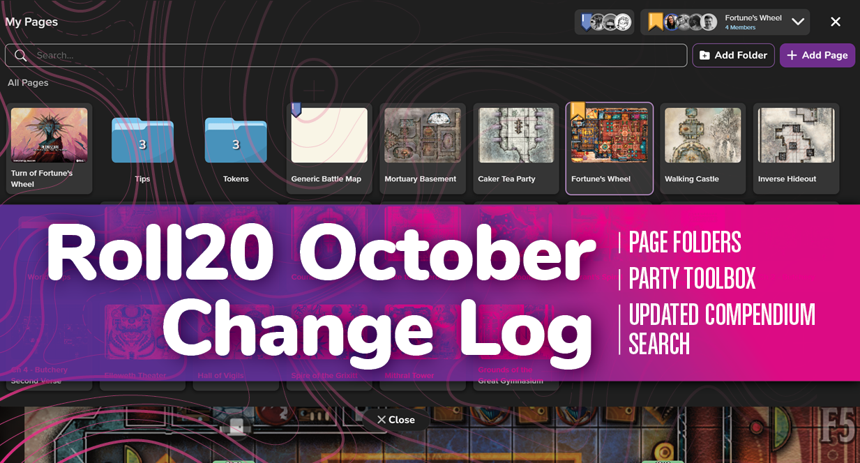 Roll20 October Change Log - Roll20 Blog