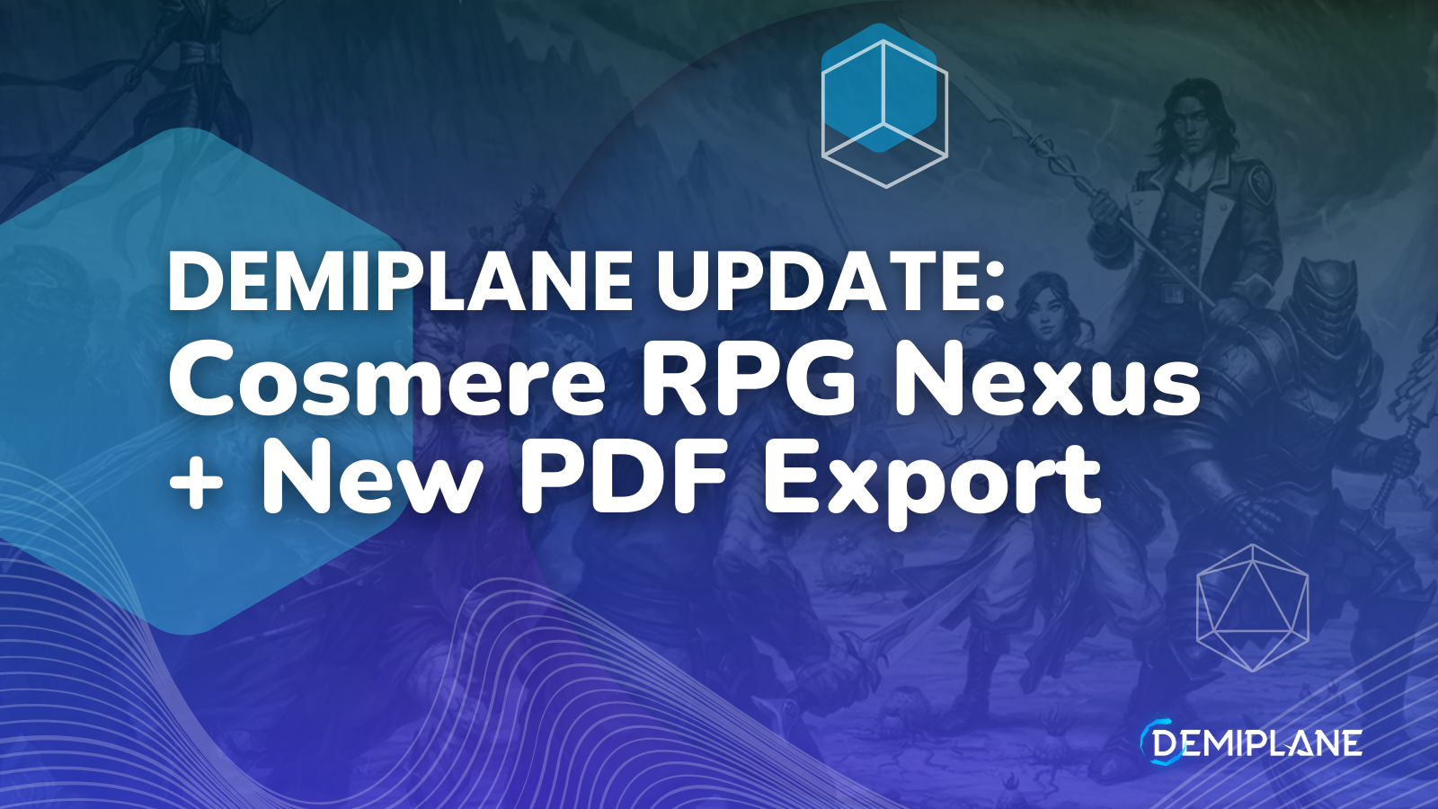 Demiplane Update: Cosmere RPG Nexus + New PDF Export - Roll20 Blog