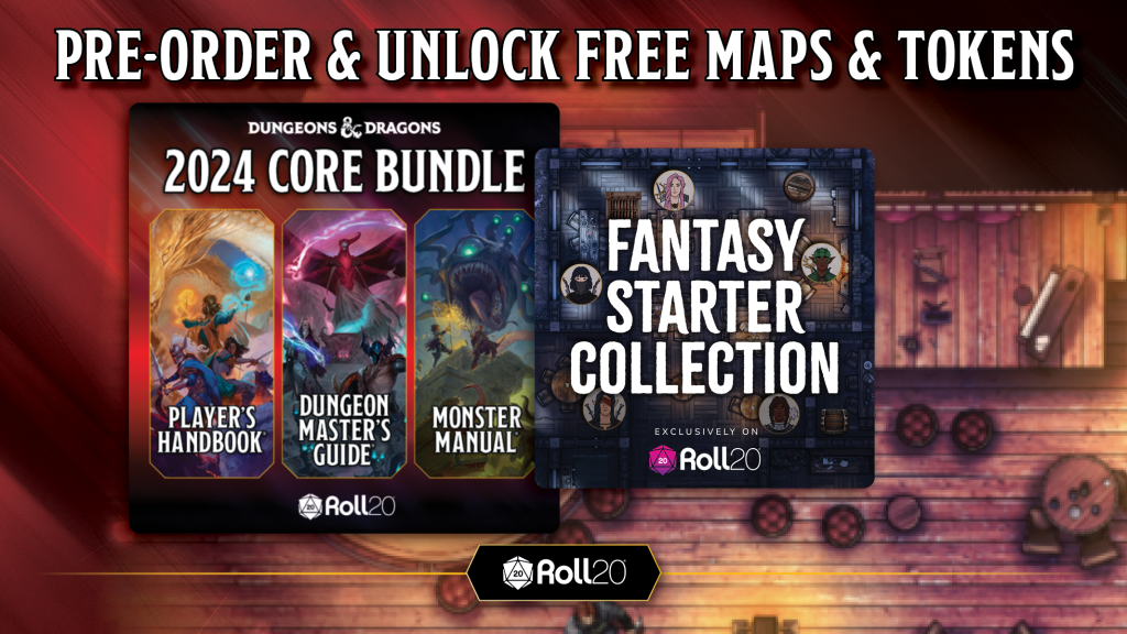 New D&D 2024 Pre-Order Bonus: Fantasy Setting Starter Pack! - Roll20 Blog